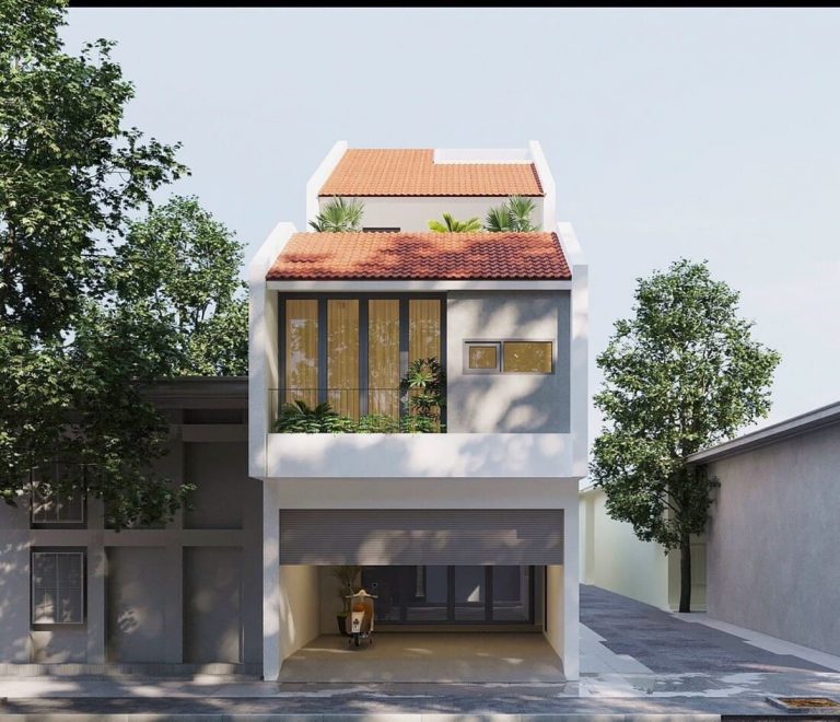 20+ Mẫu Nhà ống 2 Tầng Mái Ngói đẹp, Thịnh Hành 2025